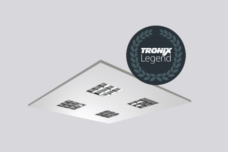 Tronix LED Reflector Paneel 600x600 mm Tri-white White Frame