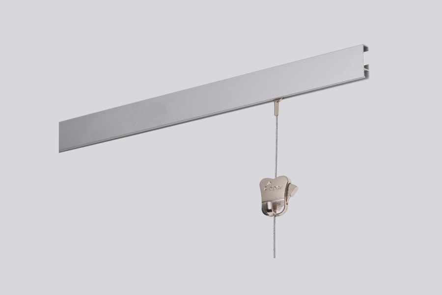 STAS cliprail Alu Set 200 cm - zelf samenstellen - AfbouwTotaal