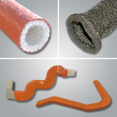 Systems Protection braided sleeve for thermal protection